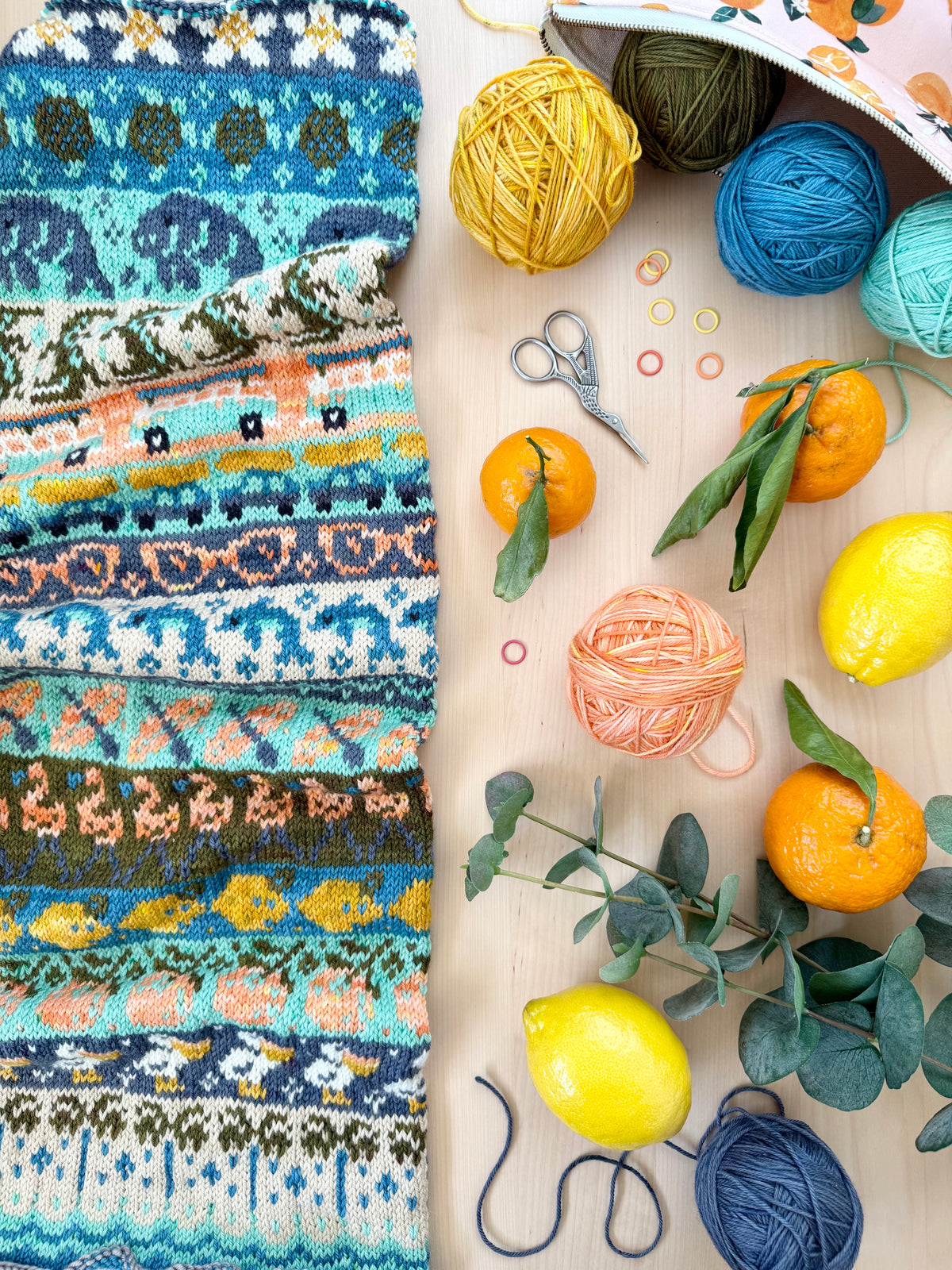 Tropical Doodle (Digital Chart Expansion) | Pacific Knit Co. | Pacific ...