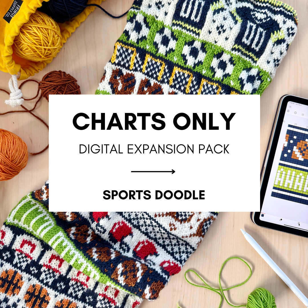 Sports Doodle (Digital Chart Expansion) | Pacific Knit Co. | Pacific Knit Co