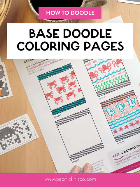 FREE Base Doodle Coloring Pages | Pacific Knit Co