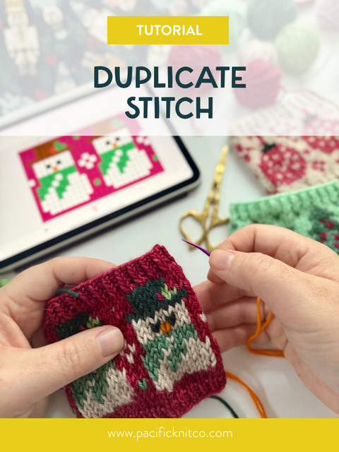 Tutorial: Duplicate Stitch | Pacific Knit Co