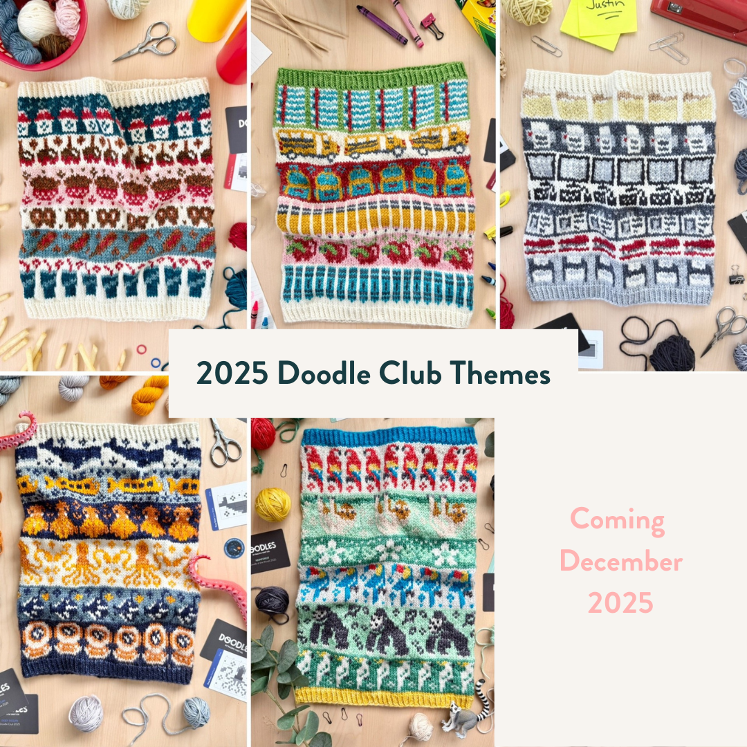 2026 Doodle of the Month Club (Digital Only) | Pacific Knit Co