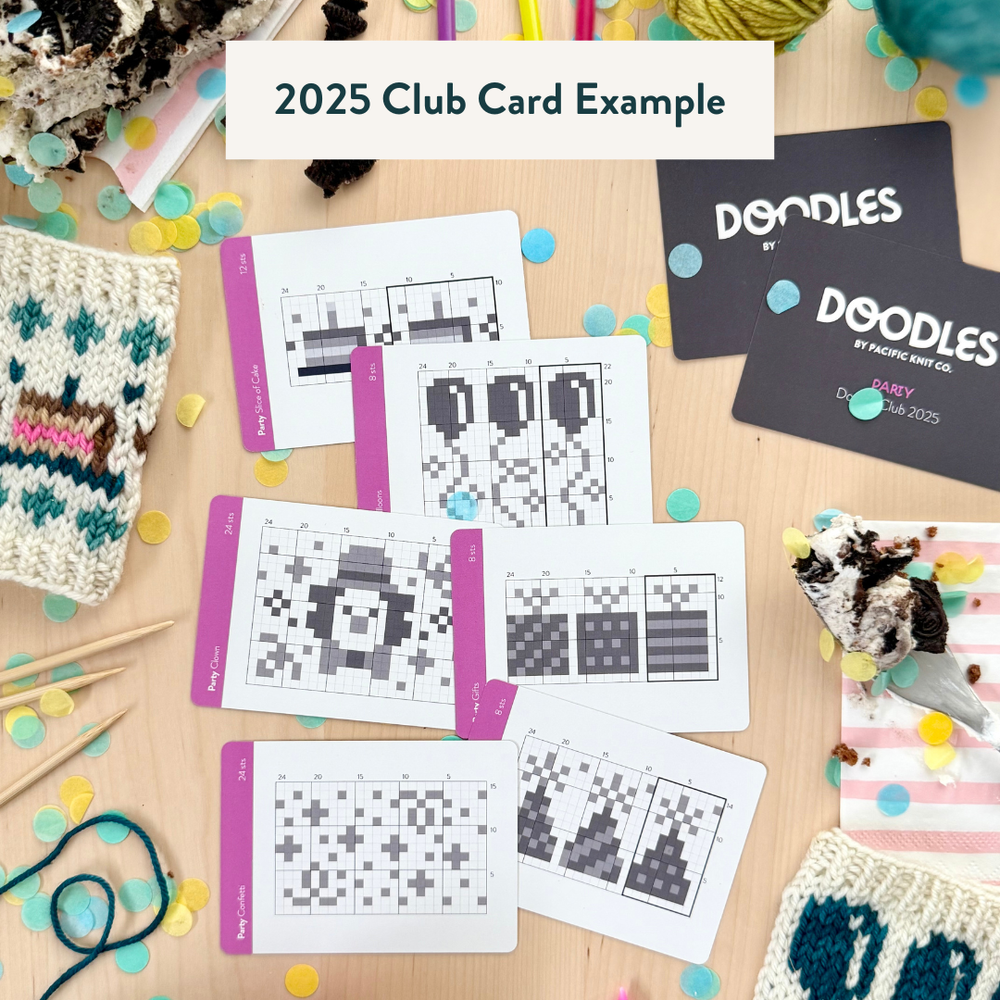 Doodle of the Month (Doodle Cards + Digital) | Pacific Knit Co