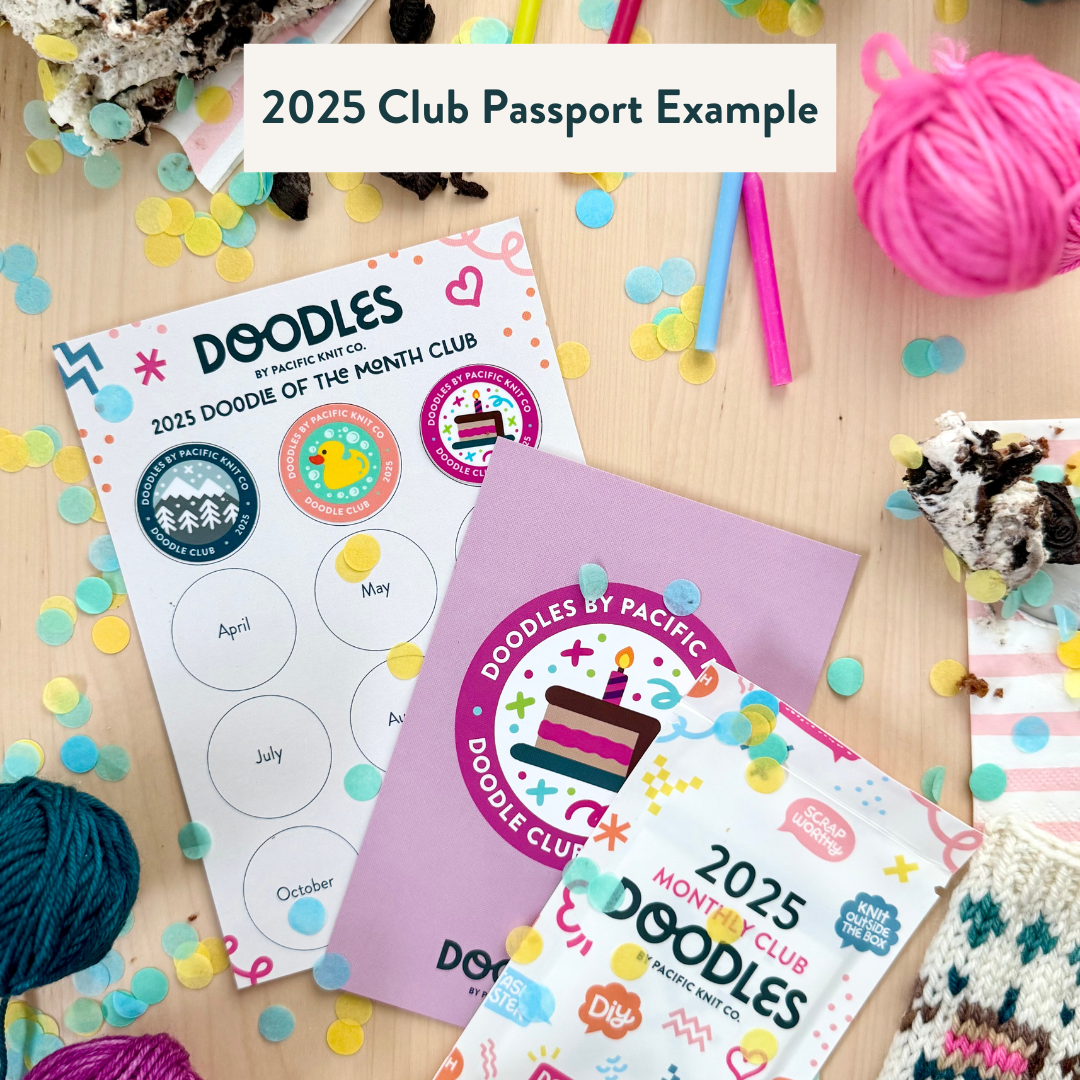 Doodle of the Month (Doodle Cards + Digital) | Pacific Knit Co