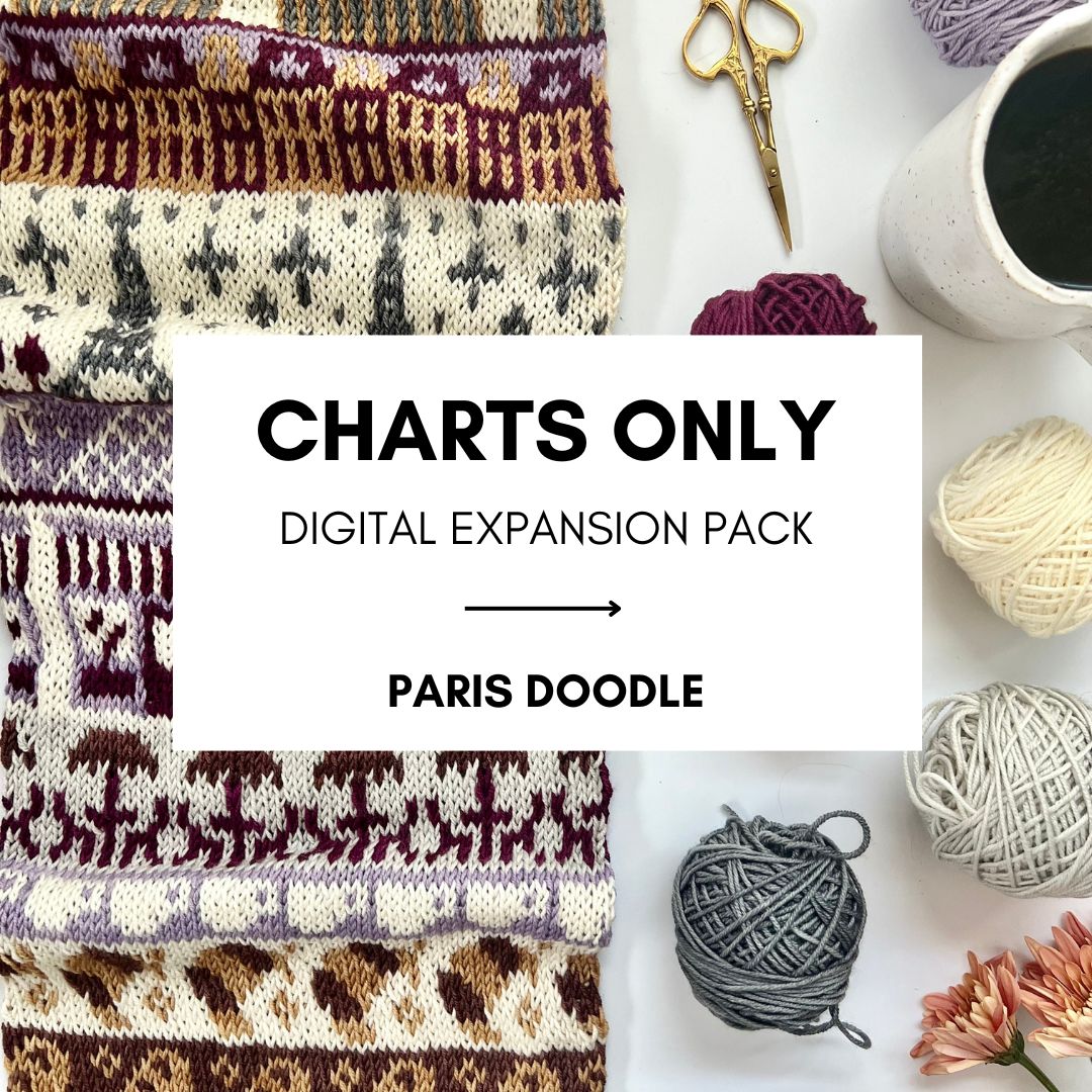 Paris Doodle (Digital Chart Expansion) | Pacific Knit Co. | Pacific Knit Co