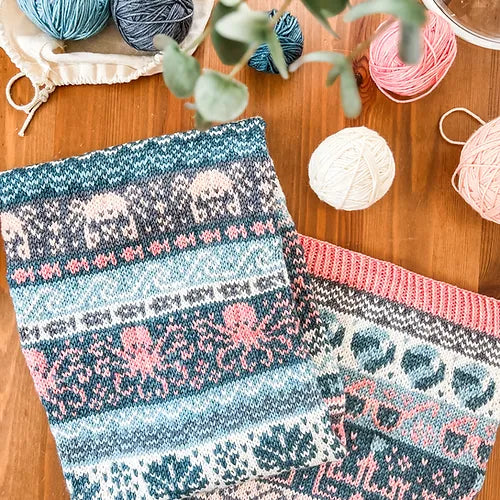 Ocean Doodle (Digital Chart Expansion) | Pacific Knit Co. | Pacific Knit Co