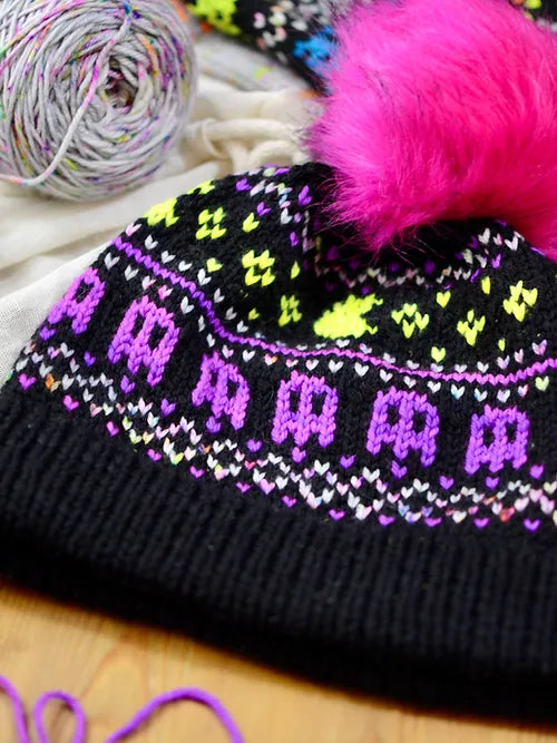 8 Bit Doodle Hat | Pacific Knit Co. | Pacific Knit Co