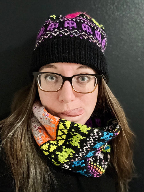 8 Bit Doodle Hat | Pacific Knit Co. | Pacific Knit Co