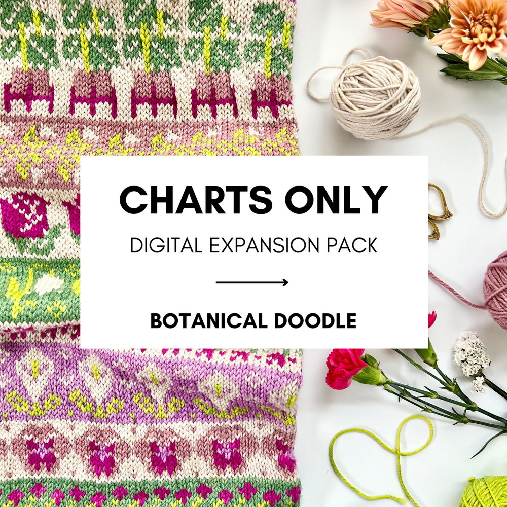 FREE Doodle Letter Charts | Pacific Knit Co