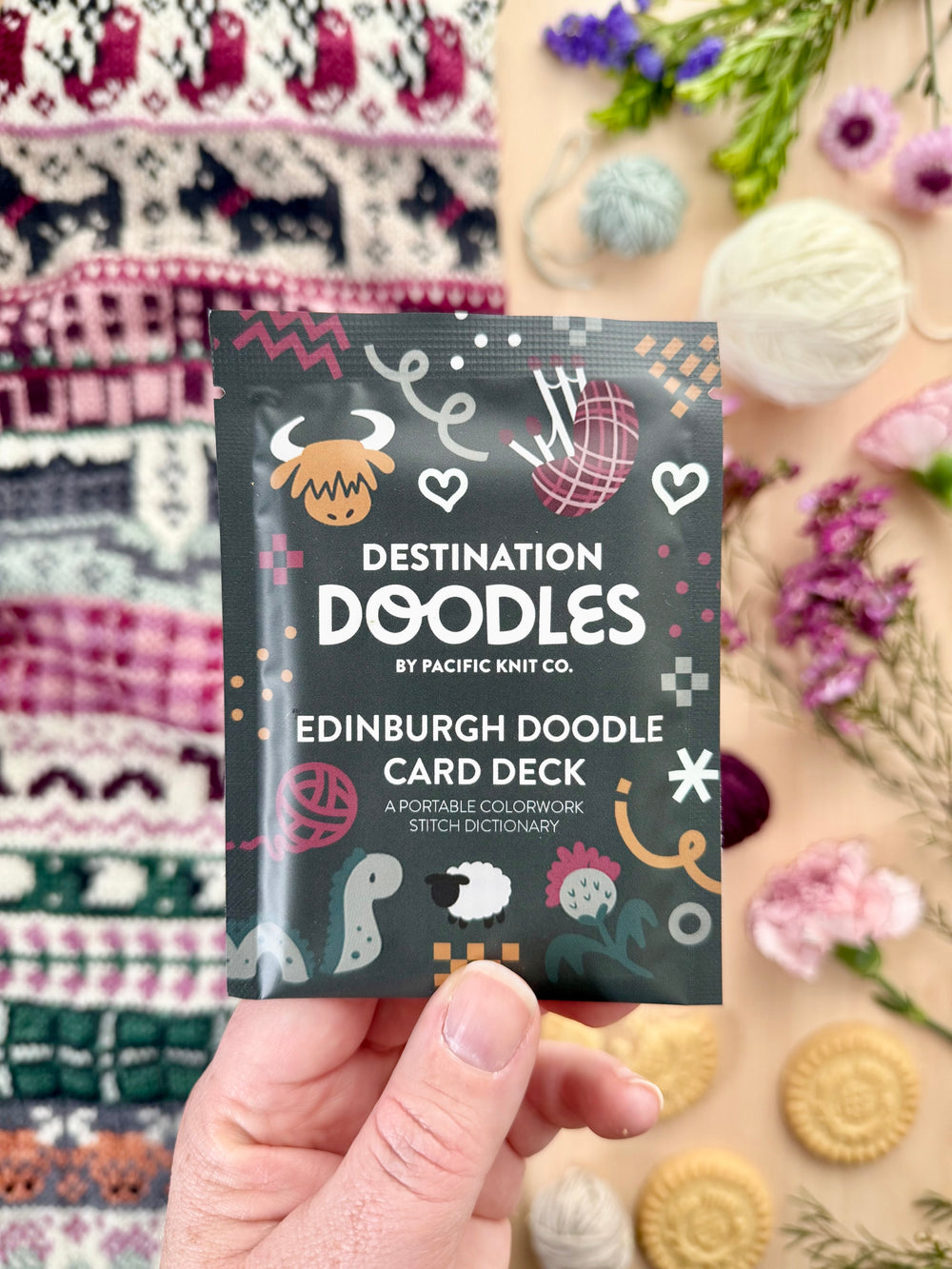 Doodle Card Deck - Edinburgh (foil pack) | Pacific Knit Co