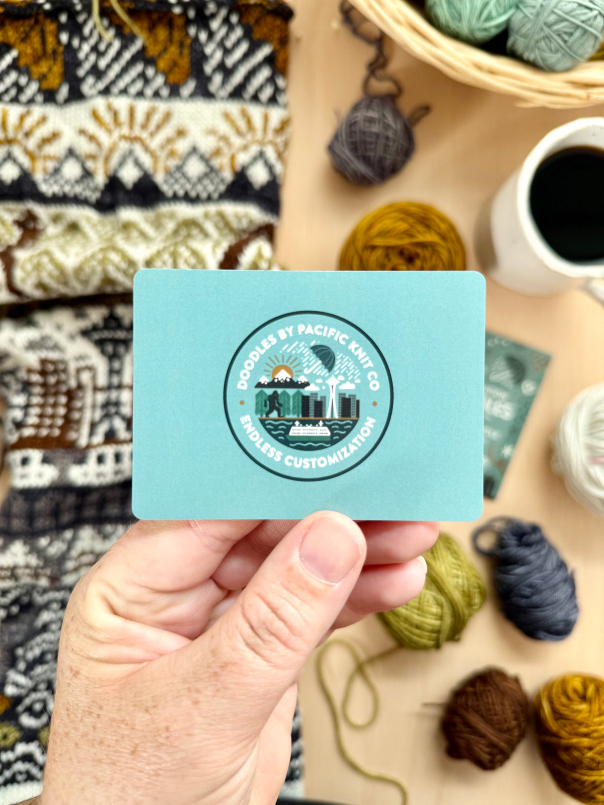 Doodle Card Deck - Seattle Destination | Pacific Knit Co