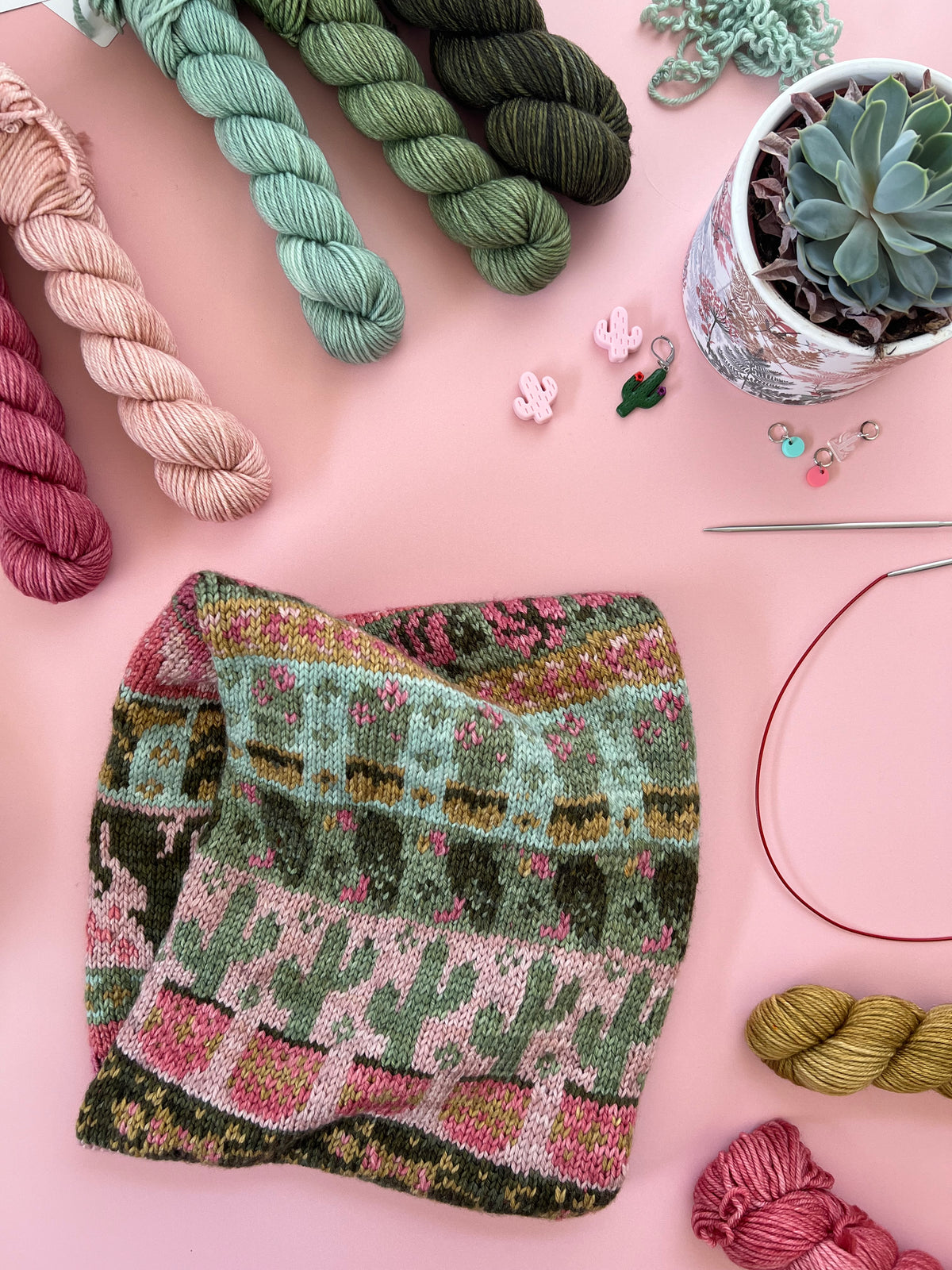 Desert Doodle Cowl (Infinity) | Pacific Knit Co. | Pacific Knit Co