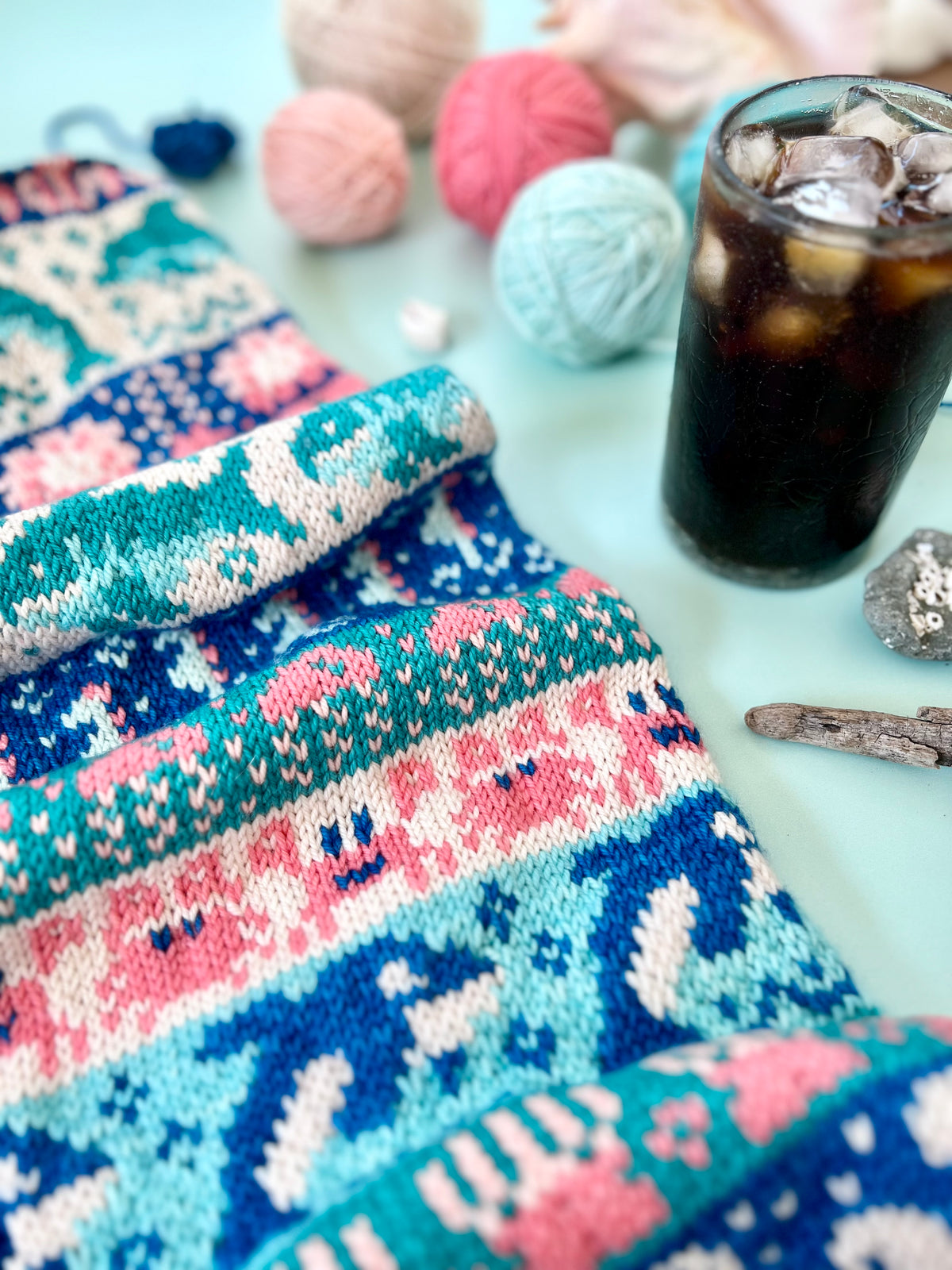 Ocean 2 Doodle Cowl (Infinity) | Pacific Knit Co. | Pacific Knit Co