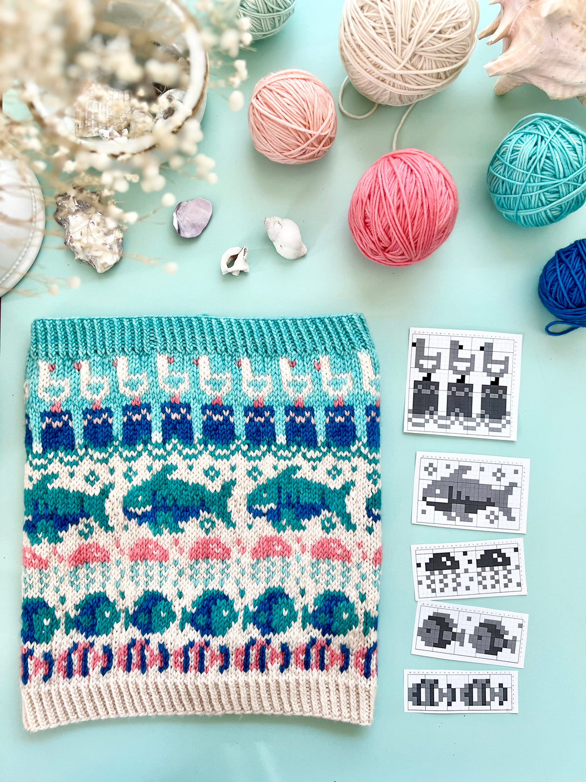 Ocean 2 Doodle (Digital Chart Expansion) | Pacific Knit Co. | Pacific ...